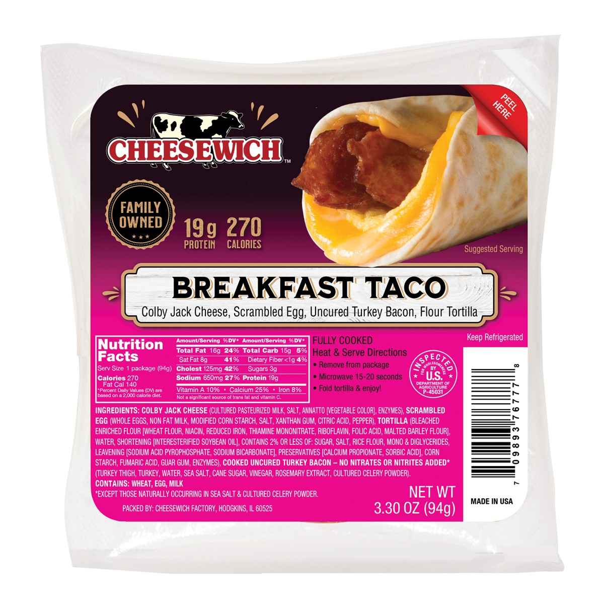 Breakfast Taco - Cheesewich