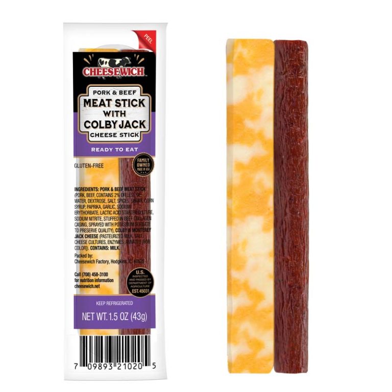 Meat Stick & Colby Jack Cheese – Cheesewich
