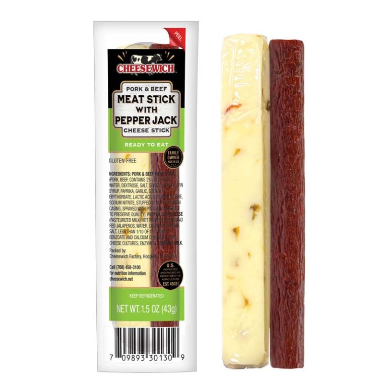 Meat Stick & Pepper Jack Cheese – Cheesewich