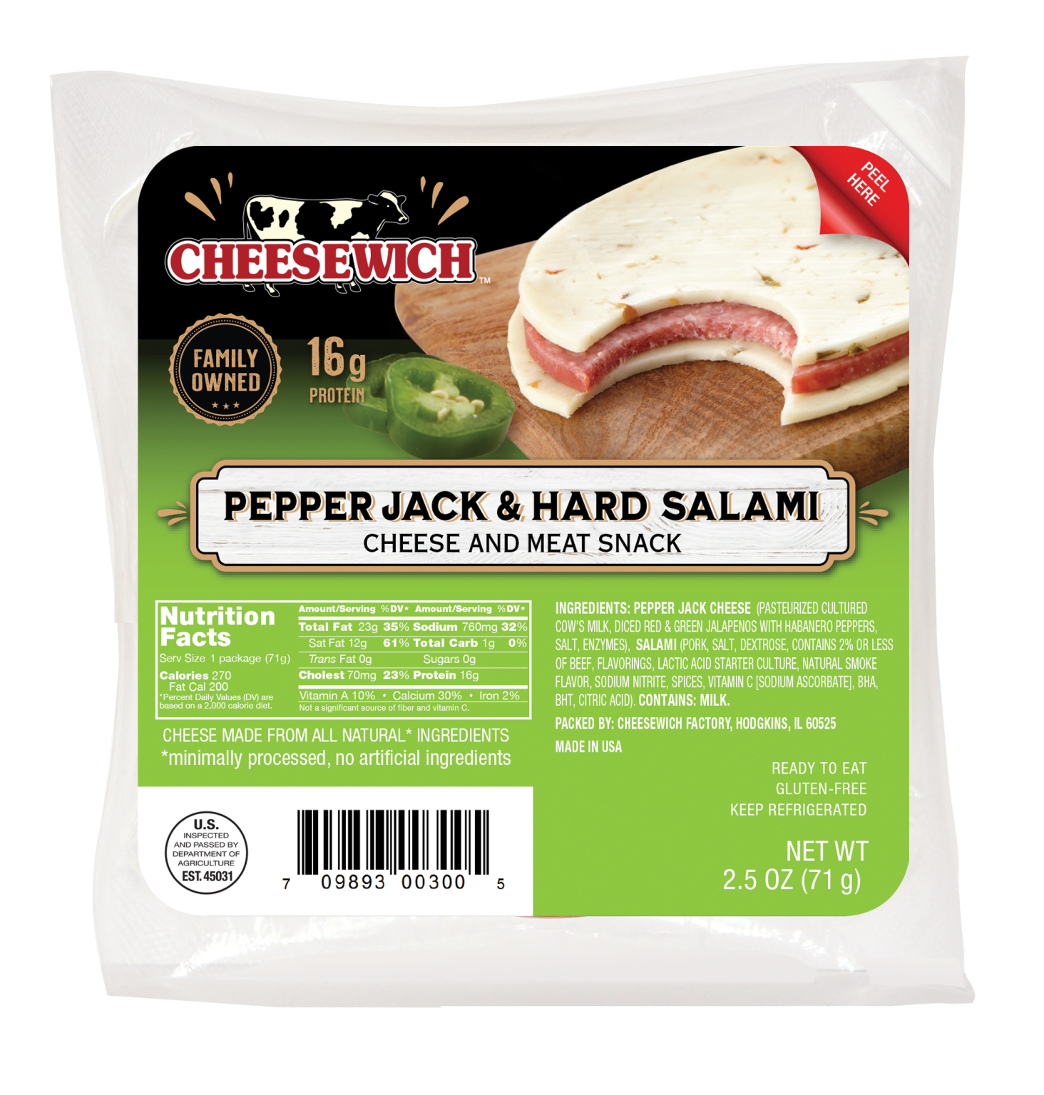 Pepper Jack & Hard Salami – Cheesewich